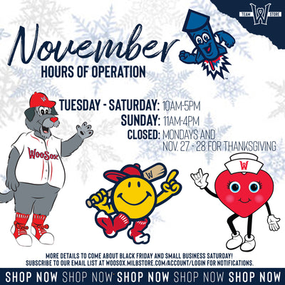 WooSox Baseball Shop – Worcester Red Sox